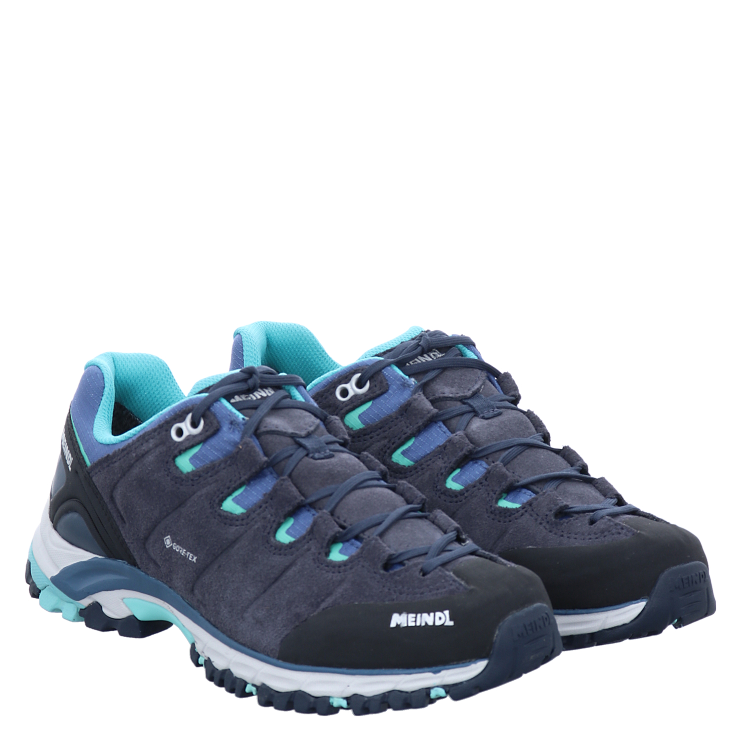 Meindl, Tarvis Lady Evo Gtx, Veloursleder-Wanderschuh in blau für Mädchen