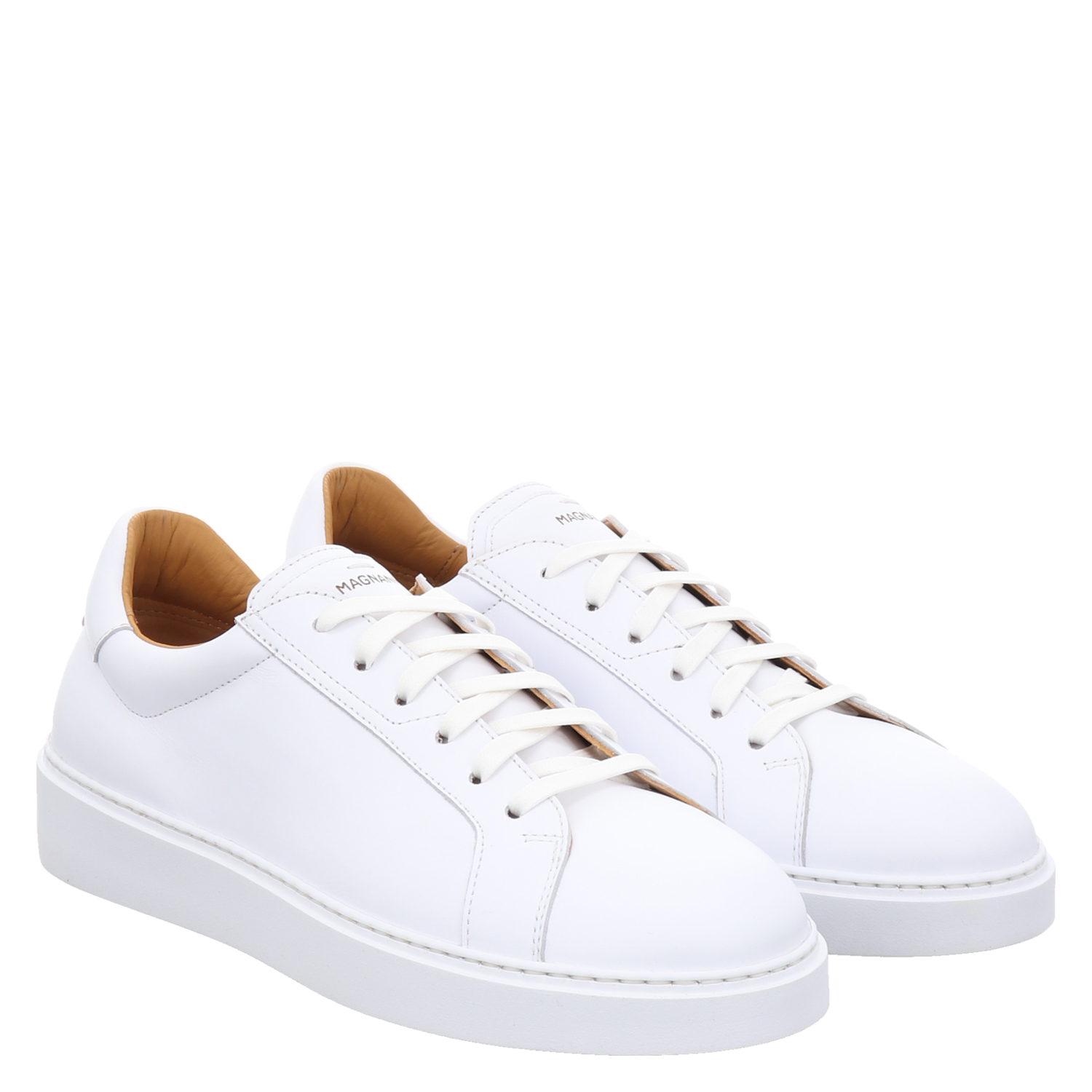 Magnanni, Rio, Glattleder-Sneaker in weiß für Herren (Gr. 44)