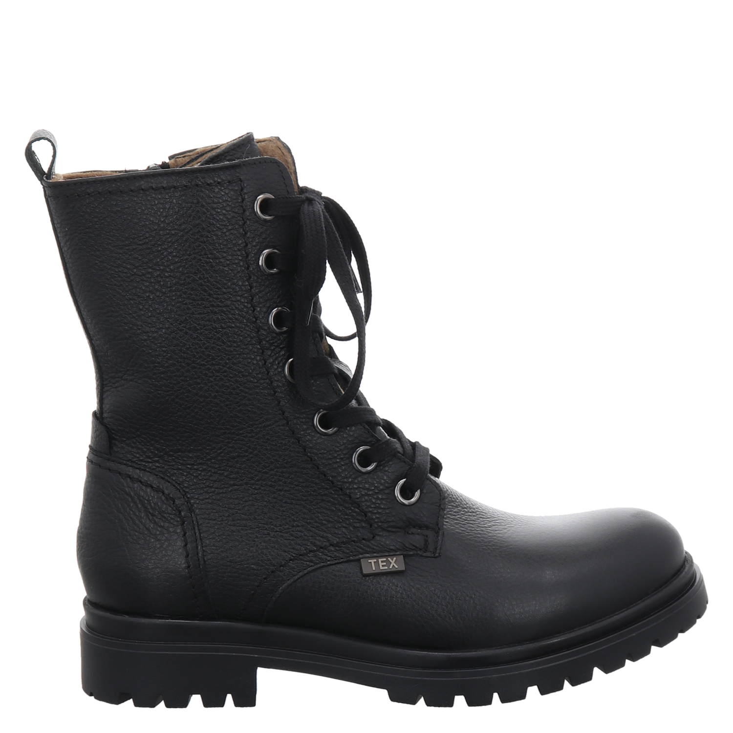 Sabalin, Broker, Glattleder-Winterstiefel in schwarz für Kinder