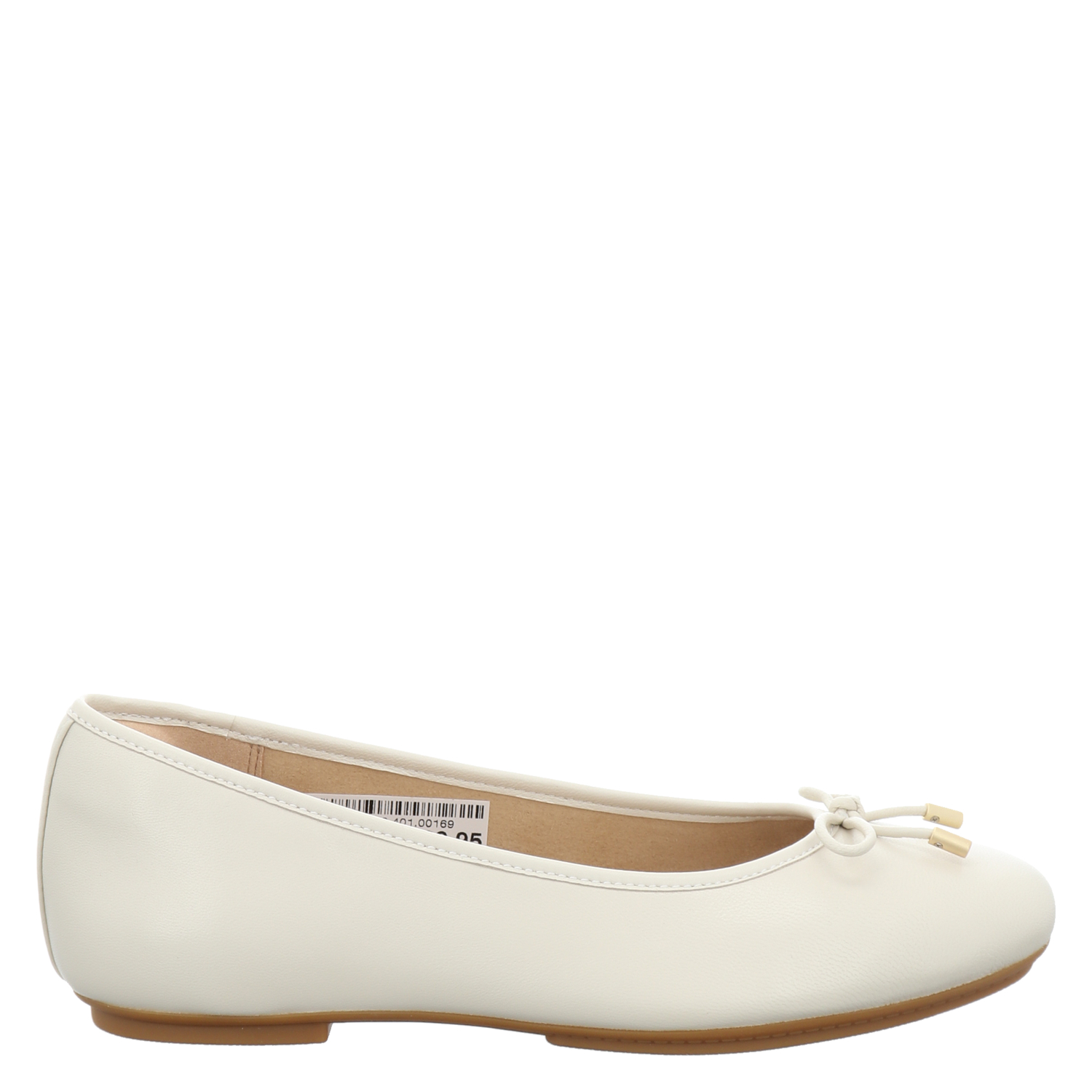 Fitflop, Delicato Bow Soft Leather Ball, Glattleder-Ballerina in beige für