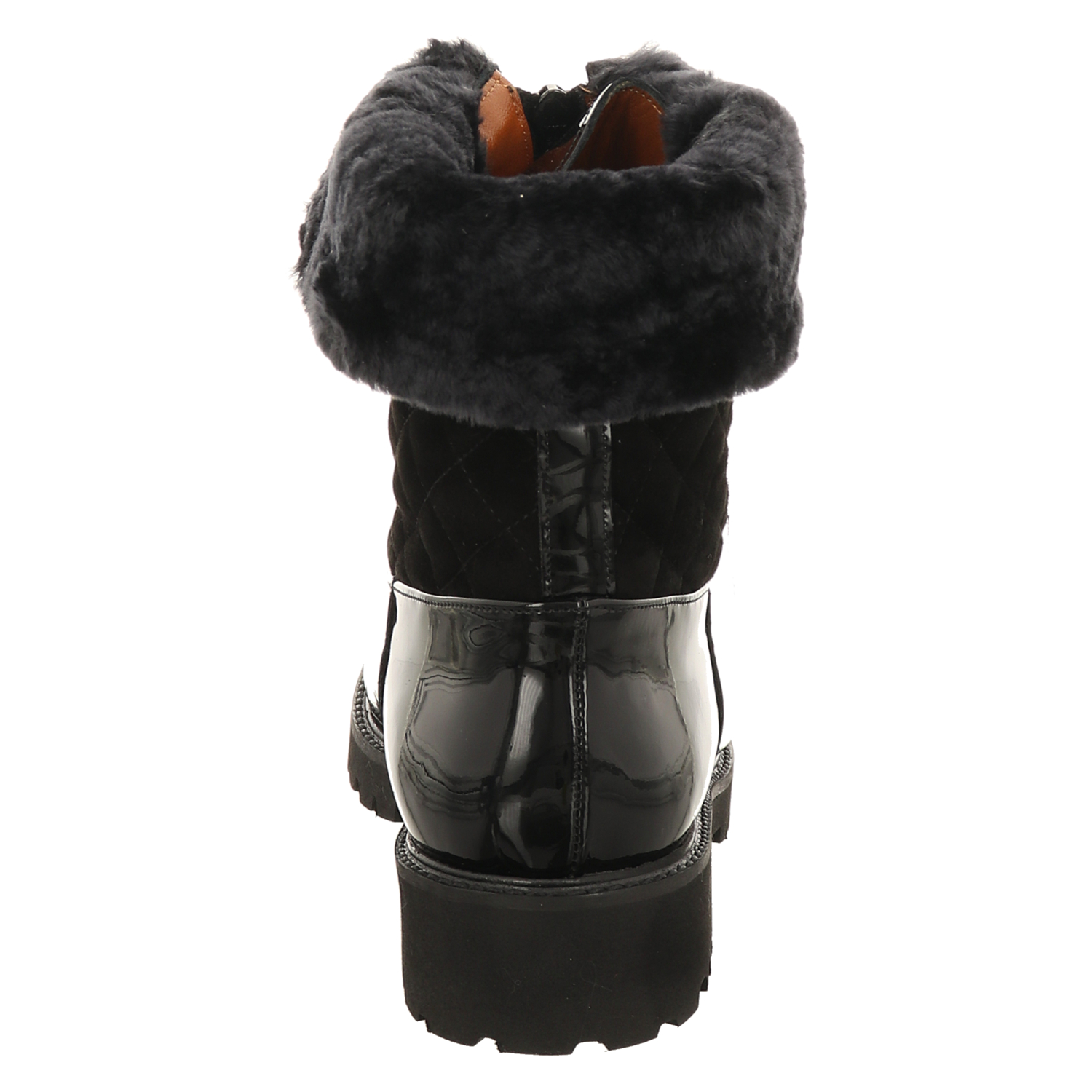 Lorbac Lackleder-Chelsea in schwarz für Damen (Gr. 39)