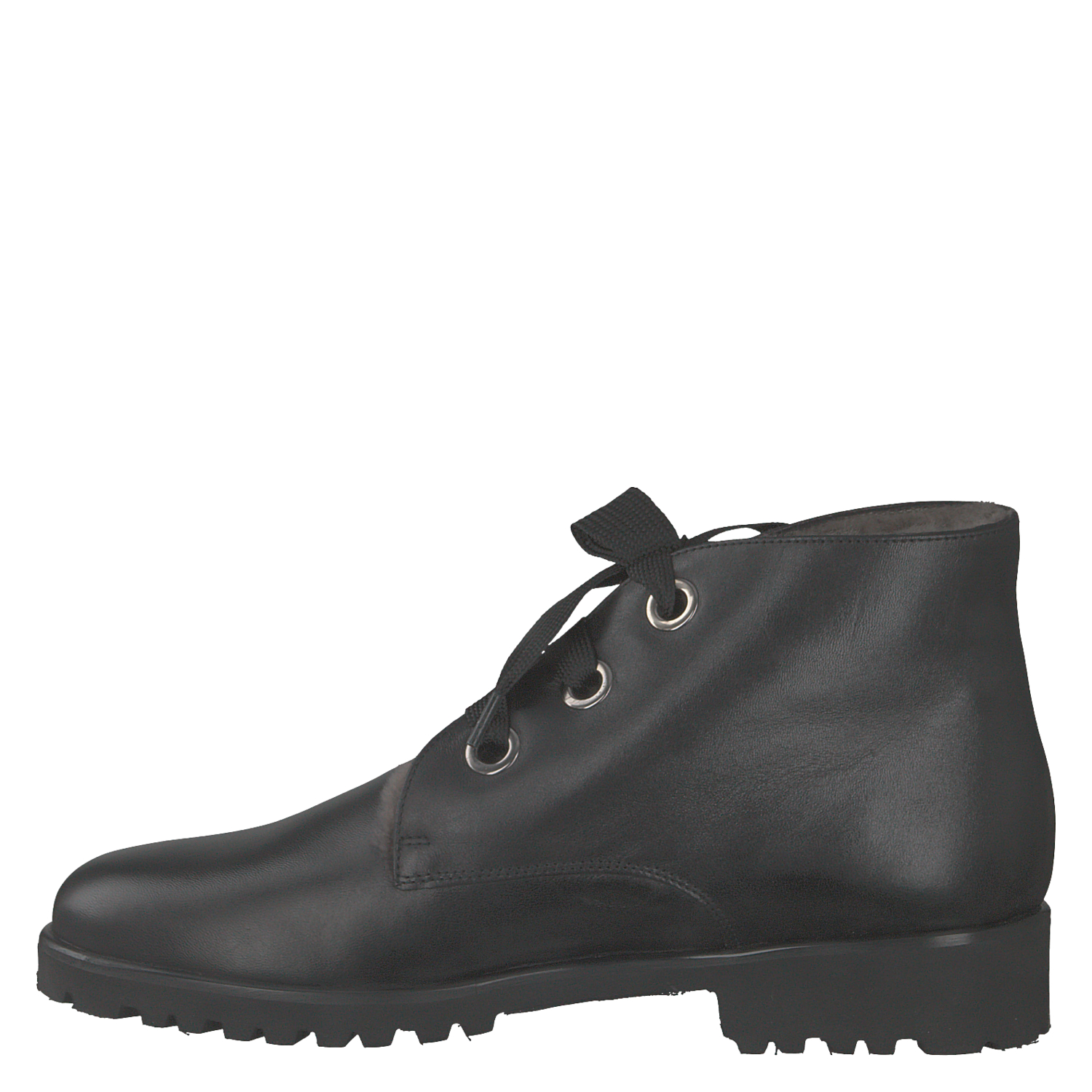 Lorbac, Giada, Glattleder-Schnürstiefel in schwarz für Damen