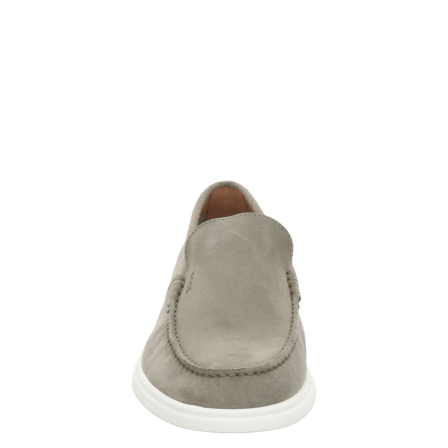 Boss, Sienne_loaf_sd_n, Veloursleder-Slipper in grün für Herren